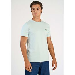 LINDBERGH Herren LINDBERGH T-Shirt mit Statement-Stickerei auf der Brust wei&szlig; XXL