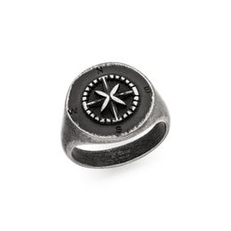 s.Oliver Herren s.Oliver Fingerring &raquo;Kompass-Design&laquo; 62, Edelstahl, 5mm