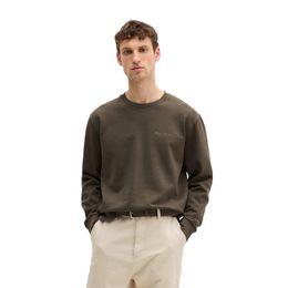 Marc O'Polo Marc O'polo Herren Marc O'Polo Sweatshirt, regular fit mit Logoprint auf der R&uuml;ckseite braun M