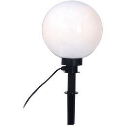 N&auml;ve n&auml;ve Kugelleuchte &raquo;Ball&laquo; E27 1 Stk. Kunststoff, wei&szlig;/opal, D: 50cm, Spie&szlig; schwarz, exkl. 1 x E27 max. 40W wei&szlig; 1, &Oslash; 50cm H: 81cm, 1 Stk.