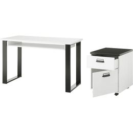 Home Affaire Schrank-Set &raquo;SHERWOOD&laquo; 2 Stk. tlg. wei&szlig; B/H/T: 165cmcm x 76cmcm x 60cmcm