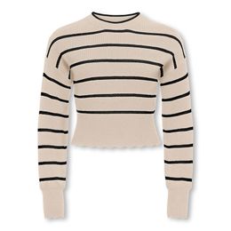 Kids Only M&auml;dchen KIDS Only Strickpullover &raquo;KOGIBI LS O-NECK PULLOVER CP KNT NOOS&laquo; beige 110/116