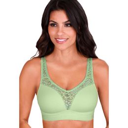 petite fleur by Lascana Entlastungs-BH &raquo;, Bralette-BH, Baumwoll-BH, BH ohne B&uuml;gel&laquo; Packung, 2 mit breiteren Tr&auml;gern, Baumwoll-Qualit&auml;t, gro&szlig;e Gr&ouml;&szlig;en 