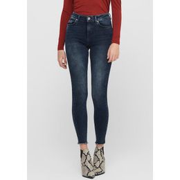 Only Damen Only Skinny-fit-Jeans &raquo;ONLBLUSH MID SK ANK RW REA409 NOOS&laquo; blau L (40), L&auml;nge 32
