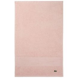 Lacoste G&auml;stehandtuch &raquo;LLECROCO&laquo; mit Label-Applikationen rosa Frottier, Obermaterial: 100% Baumwolle B/L: 40cmx60cm, 1 Stk., Frottier