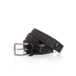 MONTI Herren MONTI Flechtg&uuml;rtel &raquo;HAMBURG&laquo; 3,5 cm breit, Elastischer Flechtg&uuml;rtel, Casual-Business-Sportiv grau 110