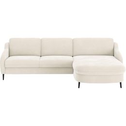 Sit & More sit&more Ecksofa &raquo;Soul L-Form&laquo; wahlweise mit Schlaffunktion und Bettkasten oder Schubkasten beige 100% Polyester B/H/T: 280cm x 90cm x 182cm, Luxus-