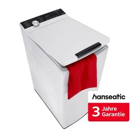 Hanseatic Waschmaschine Toplader &raquo;HTWK813A&laquo; 8 kg 1300 U/min inkl. 3 Jahre Herstellergarantie wei&szlig;