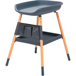 fillikid Wickeltisch 67 cm grau Metall Einheitsgr&ouml;&szlig;e