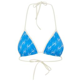Hugo Underwear Damen HUGO Underwear Triangel-Bikini-Top &raquo;MONOGRAM&laquo; blau S, N-Gr