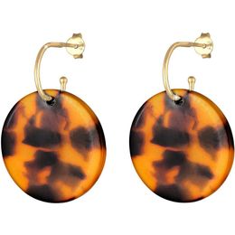 Elli Damen Paar Ohrh&auml;nger &raquo;Schmuck Geschenk Silber 925 Ohrringe&laquo; gold Acetat Silber 925 (Sterlingsilber)