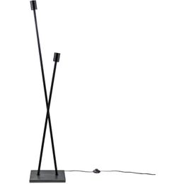 Paco Home Stehlampe &raquo;IKS&laquo; E27 Stehlampe LED Lampe Wohnzimmer Vintage Retro Industrial Design E27 schwarz 2, H: 127cm