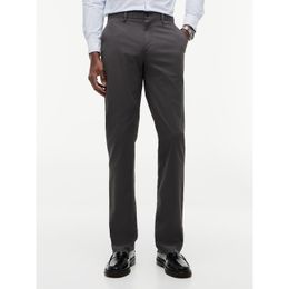 Tommy Hilfiger Herren Chinohose &raquo;Chino Denton 1985 PIMA CO&laquo; Straight Fit grau 34, L&auml;nge 34