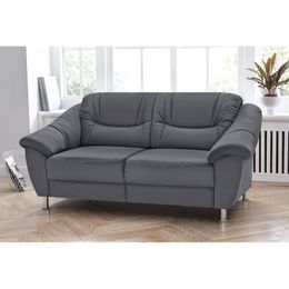 Sit & More sit&more 2-Sitzer &raquo;Salsa&laquo; mit Federkern grau Struktur (100% Polypropylen);Bedruckte Microfaser (100% Polyester);Luxus-Microfaser ALTARA NUBUCK (100% 