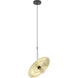 Eglo H&auml;ngeleuchte &raquo;LINTMILL Pendellampe - Stahl - E27 - 1X40W - IP20&laquo; E27 1 Stk. H&auml;ngelampe, Deckenlampe, Wohnzimmer, Esszimmer, H110 x &Oslash;40 cm 1, &Oslash; 