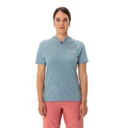 Vaude Damen Vaude T-Shirt &raquo;Women's Tamaro HZ Shirt IV&laquo; Kurzarm, sportlicher Stil, f&uuml;r Radsport und Outdoor-Aktivit&auml;ten blau 36