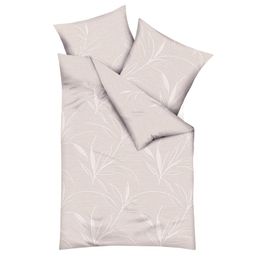 Kaeppel Bettw&auml;sche &raquo;Organic&laquo; 2 Stk. beige Mako-Satin, Obermaterial: 100% Baumwolle B/L: 155cm x 220cm, 1 Stk., 1 Stk., Mako-Satin, B/L: 80cm x 80cm, 2 Stk.
