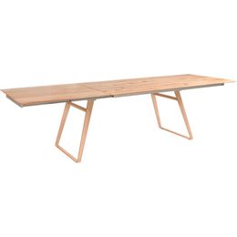 Musterring Esstisch &raquo;Tavia&laquo; B&uuml;gelgestell in 3 Farben, Platte Charakter-Eiche ge&ouml;lt, ausziehbar braun B/H/T: 180cm x 76cm x 100cm, Synchron-Auszug, B&uuml;gelgestell 