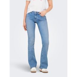 Only Damen Only Bootcut-Jeans &raquo;ONLBLUSH MID FLARED DNM TAI198 NOOS&laquo; blau S (36), L&auml;nge 34