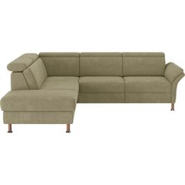 OTTO home Ecksofa &raquo;Calypso L-Form&laquo; mit Relaxfunktion motorisch im Sofa 2,5- Sitzer gr&uuml;n 100% Polyester B/H/T: 259cm x 85cm x 227cm, Flachgewebe, 