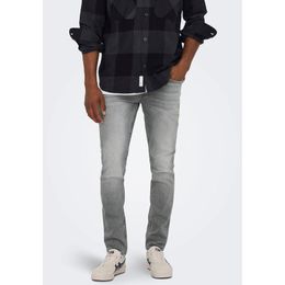 Only & Sons Only & Sons Herren ONLY & SONS Slim-fit-Jeans &raquo;ONSLOOM SLIM LBD 8263 AZG DNM NOOS&laquo; grau 28, L&auml;nge 32