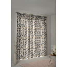 Adam Vorhang &raquo;Bio Bel&laquo; Kr&auml;uselband 1 Stk. tlg. aus 100% Bio-Baumwolle schwarz Jacquard, Baumwolle (Bio-Baumwolle) 145cm, Kr&auml;uselband, 145cm