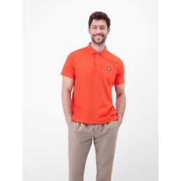 Lerros Herren Lerros Poloshirt Kurzarm mit Logo-Badge orange 3XL