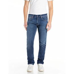 Replay Herren Straight-Jeans &raquo;GROVER&laquo; in vielen verschiedenen Waschungen, mit Stretch blau 30, L&auml;nge 32