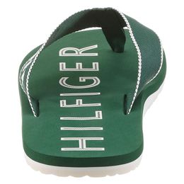 Tommy Hilfiger Herren Zehentrenner &raquo;SPORTY HILFIGER BEACH SANDAL&laquo; Sommerschuh, Strandschuh mit Kontrastbes&auml;tzen 41