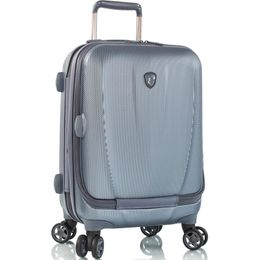 Heys Herren Hartschalen-Trolley &raquo;Vantage, in verschiedenen Farben und Gr&ouml;&szlig;en&laquo; 51 l 4 Rollen Reisegep&auml;ck Frontzugangsfach Volumenerweiterung blau B/H/T