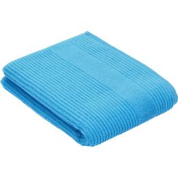 Vossen Badetuch &raquo;Tomorrow&laquo; blau Webfrottier, Baumwolle B/L: 67cmx140cm, 1 Stk., Webfrottier