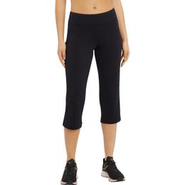 Energetics Damen Sporthose &raquo;DA.-3/4 HOSE MANUELA II W&laquo; mit DRY PLUS-Technologie, aus elastischem Stretchmaterial schwarz XXL, N-Gr