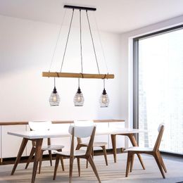 JUST LIGHT Pendelleuchte &raquo;SPRING&laquo; E27 1 Stk. ExklusiveE27 braun 3, 1 Stk.