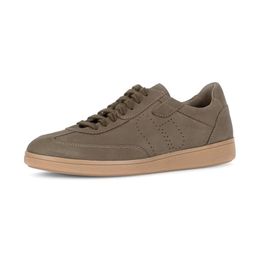 Pius Gabor Herren Sneaker , Freizeitschuh, Halbschuh, Schn&uuml;rer mit Lochmuster, Weite G (=weit) gr&uuml;n 10 (44,5)