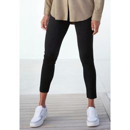 French Connection Damen Leggings mit Logostickerei schwarz 48/50, N-Gr