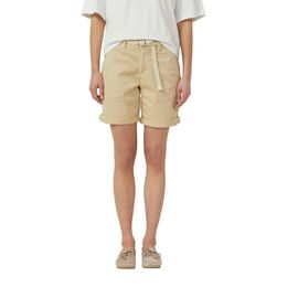 s.Oliver Damen s.Oliver Bermudas inkl. geflochtenem G&uuml;rtel, Baumwollstretch beige 46, N-Gr