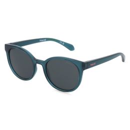 Polaroid PLD 8076/S | Kinder-Sonnenbrille | Fassung: Vollrand, Butterfly, Kunststoff, Grau Dunkel | Glasfarbe: Grau