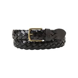Levi's Levi's Herren Lederg&uuml;rtel &raquo;LEATHER BRAID&laquo; Unisex schwarz 85