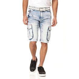 Cipo & Baxx Cipo & Baxx Herren Jeansshorts Baumwollmischung, regular fit blau 31, N-Gr