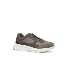 Geox Herren Sneaker &raquo;U FLEXTRIDE R&laquo; Halbschuh, Freizeitschuh, Schn&uuml;rschuh mit Logo-Emblem braun 45