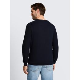 Tom Tailor Herren Tom Tailor Strickpullover mit Rundhals blau M