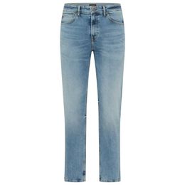 BOSS Orange Herren BOSS Orange 5-Pocket-Jeans &raquo;RE.MAINE&laquo; Regular Fit, Baumwoll-Mix, used washed blau 34, L&auml;nge 34