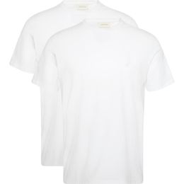 Calvin Klein Herren T-Shirt &raquo;2 Pack SS STRETCH COTTON SLIM TEE&laquo; Packung, 2 Stk. Rundhalsausschnitt, slim fit wei&szlig; M