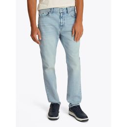 Tommy Jeans Herren Slim-fit-Jeans &raquo;Ryan Regular Slim Straight&laquo; Slim‐Straight‐Jeans aus hochwertigem Denim regul&auml;rer Leibh&ouml;he blau 33, L&auml;nge 32