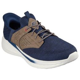 Skechers Herren Slip-On Sneaker &raquo;SLADE-CASTER&laquo; Slipper, Sneaker mit Gummizug und Slip-ins braun 48,5