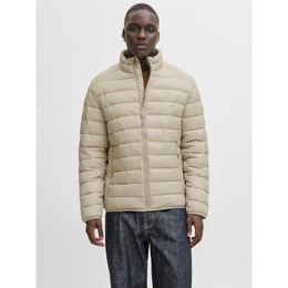 Jack & Jones Jack & Jones Herren Steppjacke &raquo;JJEBRADLEY LIGHT PUFFER COLLAR NOOS&laquo; ohne Kapuze beige XS