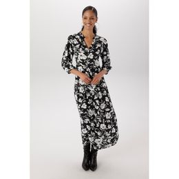 Aniston Selected Damen Aniston SELECTED Maxikleid mit fantasievollen und malerischen Blumendruck - NEUE KOLLEKTION 42, N-Gr