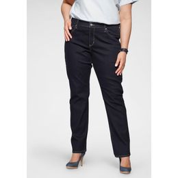 LEVI'S&reg; PLUS Levi's Plus Damen Levi's Plus Straight-Jeans &raquo;314 Shaping Straight&laquo; in Baumwoll-Stretch blau 16 (48), L&auml;nge 30