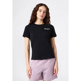Champion Damen T-Shirt &raquo;Graphic Crewneck T-Shirt&laquo; mit Rundhalsausschnitt, Kurzarm, aus Baumwolle L (42/44)