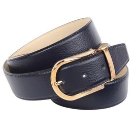 Anthoni Crown Damen Lederg&uuml;rtel in goldfarben gold 100